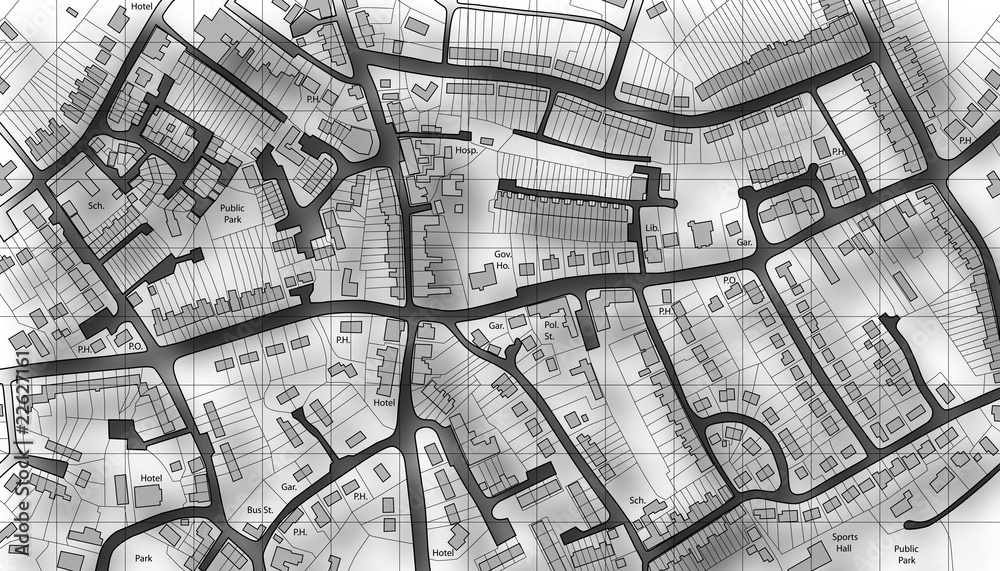 Housing map Stock Illustration | Adobe Stock