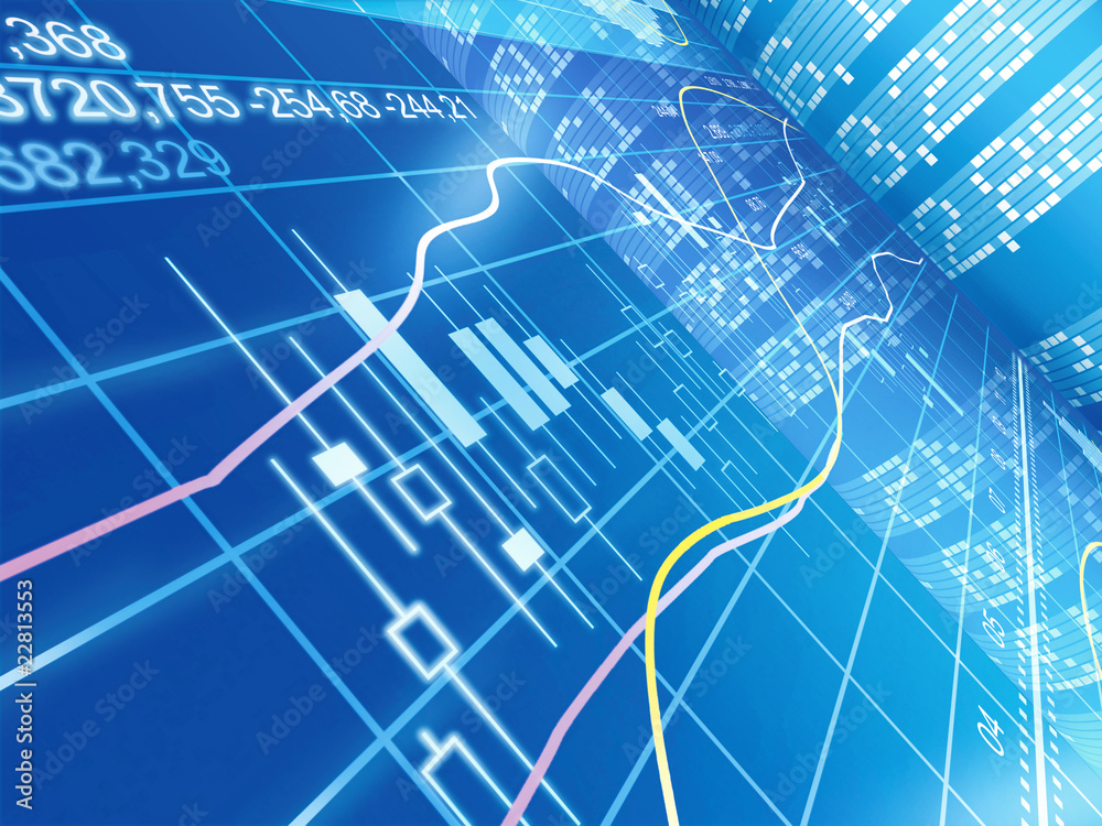 blue chart Stock-Illustration | Adobe Stock