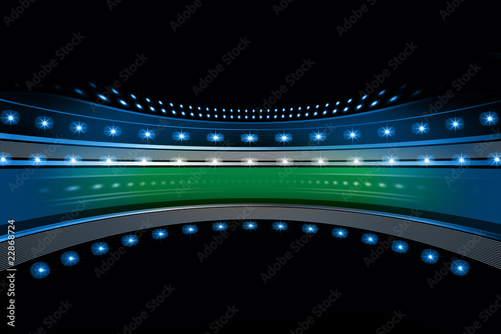 Stadium graphic backdrop Stock Illustration | Adobe Stock