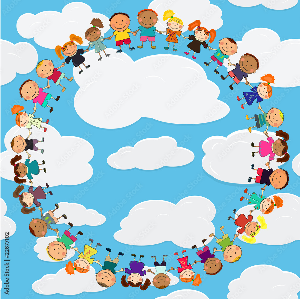 vector kids Stock Vector | Adobe Stock