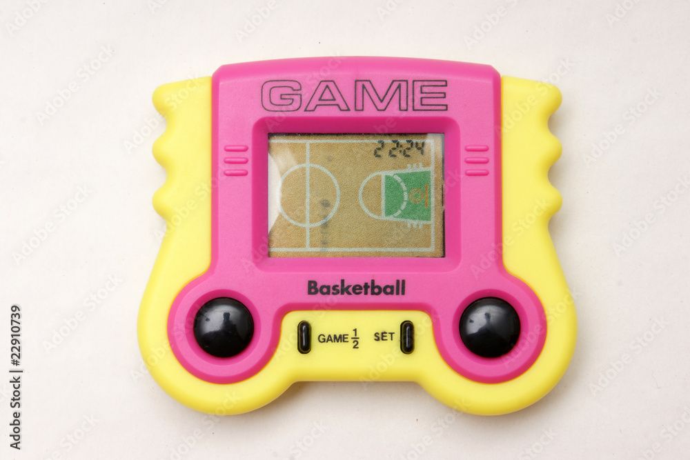 lcd game spiel basketball Stock-Foto | Adobe Stock