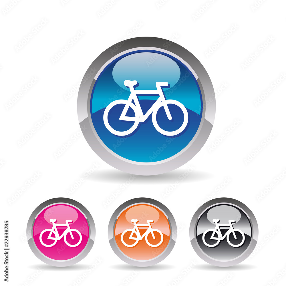 Vecteur Stock Icône velo | Adobe Stock