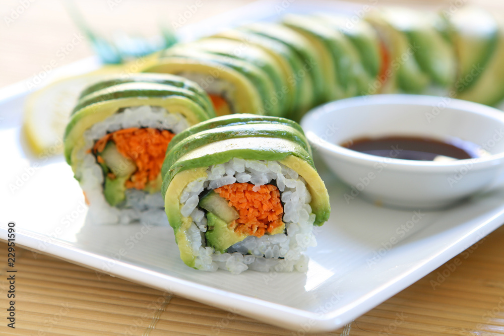 Veg Dragon Roll