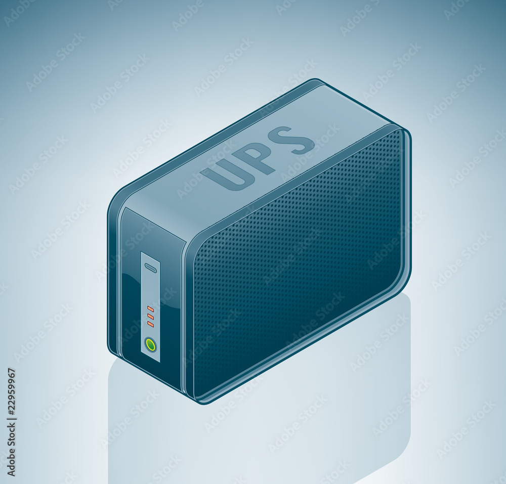 UPS (Uninterruptible Power Supply) Stock Vector | Adobe Stock