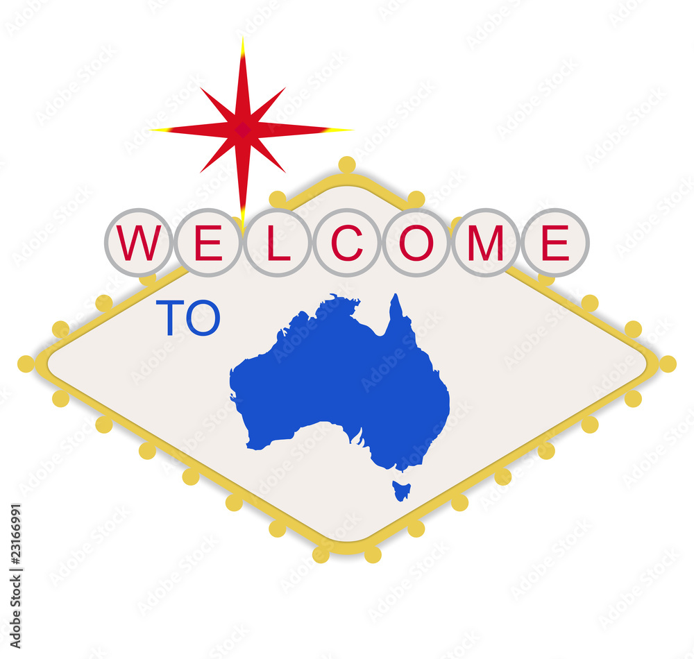 Welcome To Australia Sign at Jane Shepherd blog