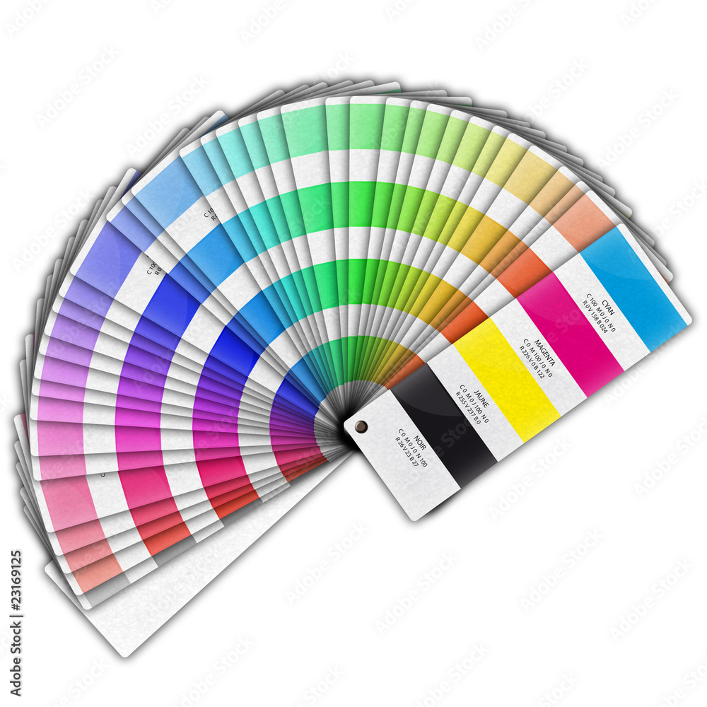 Nuancier de couleurs 2 Stock Illustration | Adobe Stock