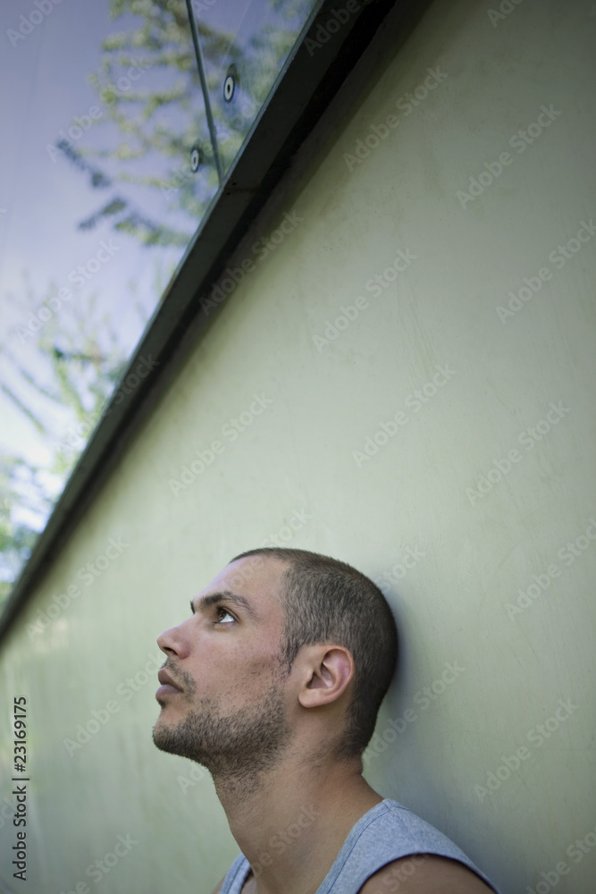 beau jeune homme charme et romantisme Stock Photo | Adobe Stock