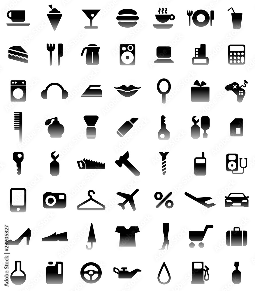 pictograms Stock Vector | Adobe Stock