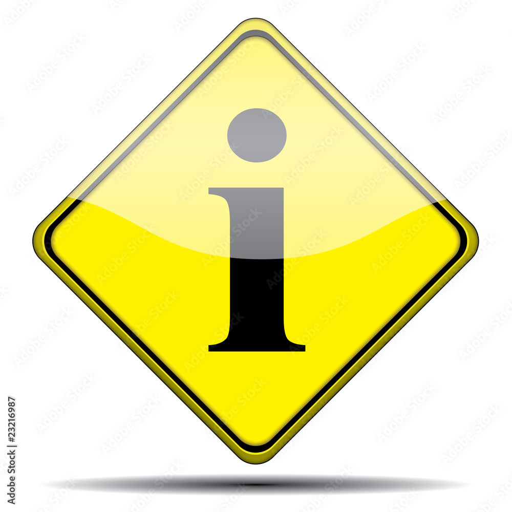 Señal INFORMACION vector de Stock | Adobe Stock