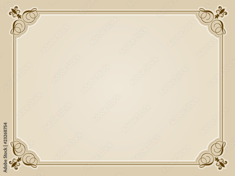 Blank certificate background Stock Vector | Adobe Stock