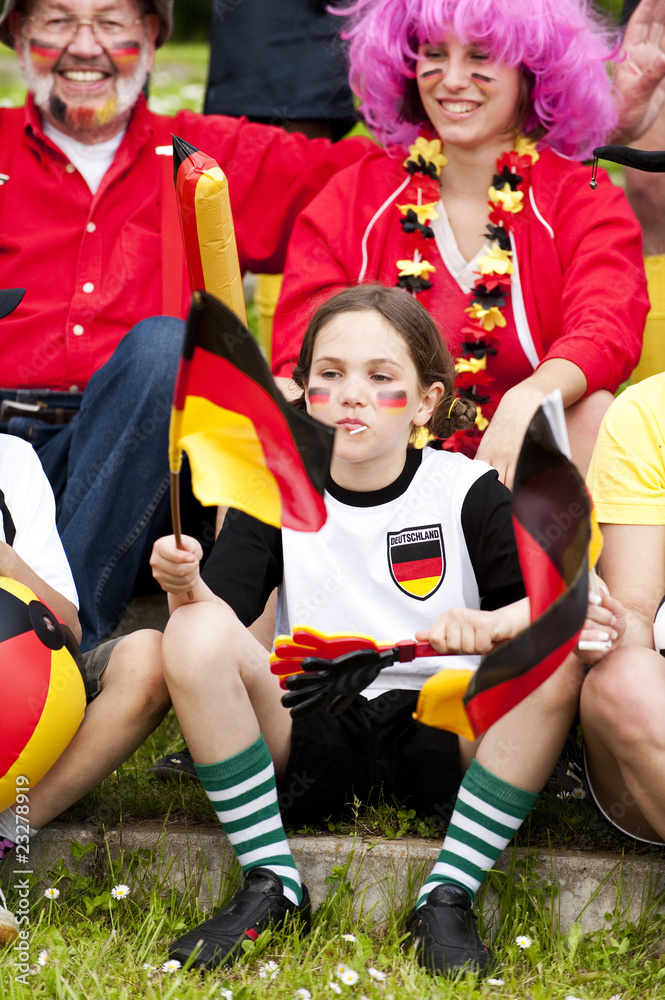 Fussballfans Stock Photo | Adobe Stock