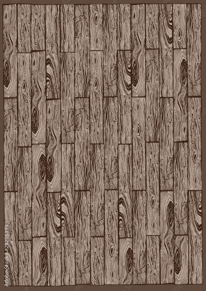 Hand drawn wooden pattern Stock Vector | Adobe Stock