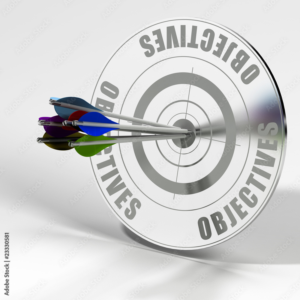 teamwork objectives - team working - brainstorming concept Stock ...