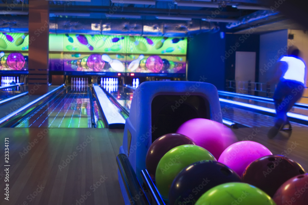 Bowling ball machine Stock Photo | Adobe Stock
