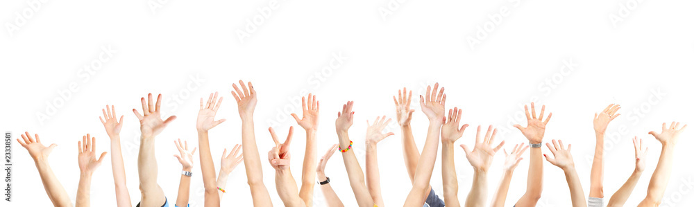 Hands up Stock Photo | Adobe Stock