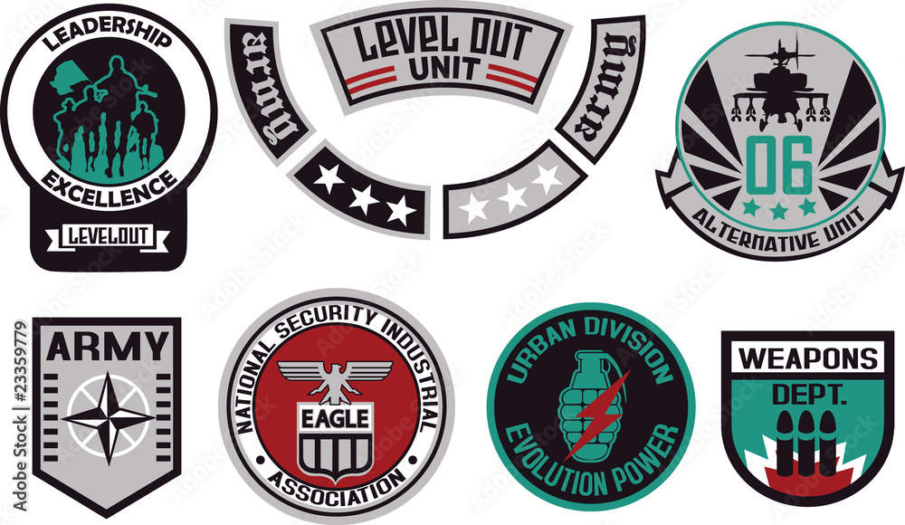 military emblem Stock Vector | Adobe Stock