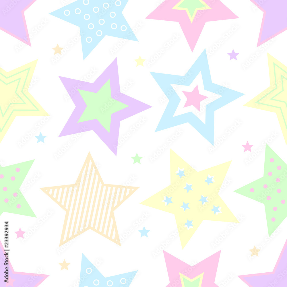 Pastel Stars Stock Vector | Adobe Stock