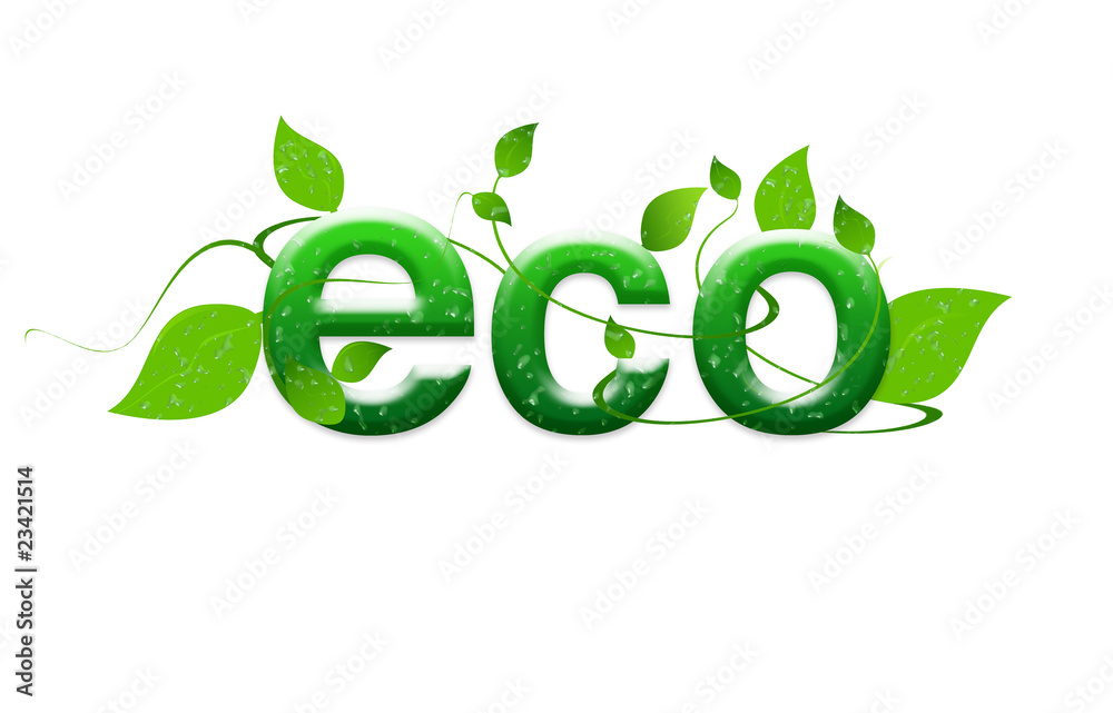 Logo ecologico Stock Illustration | Adobe Stock