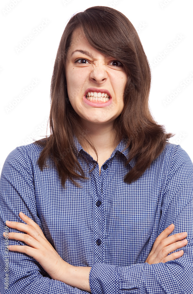 Facial Expression - Angry Stock Photo | Adobe Stock
