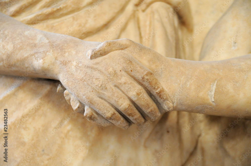 Hände aus Stein, Pergamonmuseum, Berlin Stock Photo | Adobe Stock