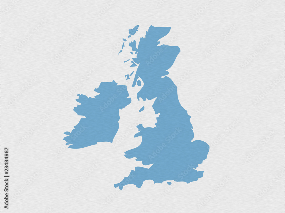 UK outline map Stock Illustration | Adobe Stock