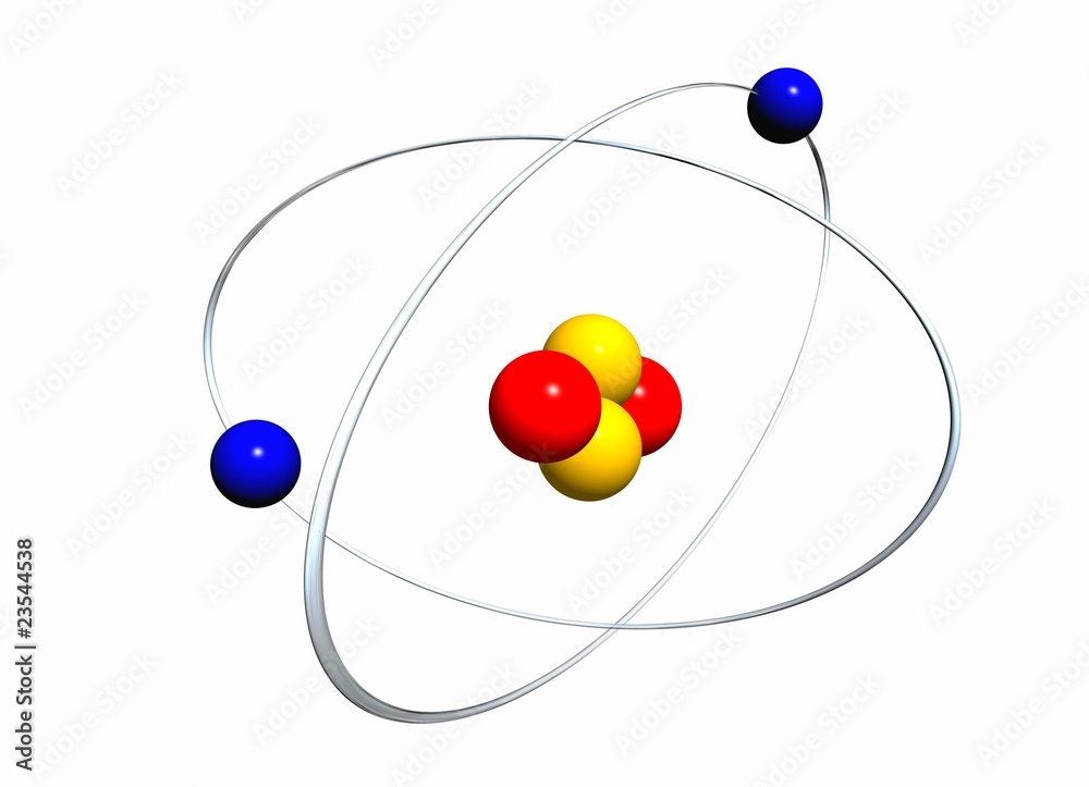 Helium-Atom Stock-Illustration | Adobe Stock