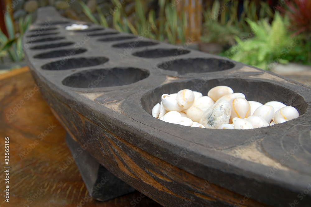Sungka, a Philippine Mancala Game Stock Photo | Adobe Stock