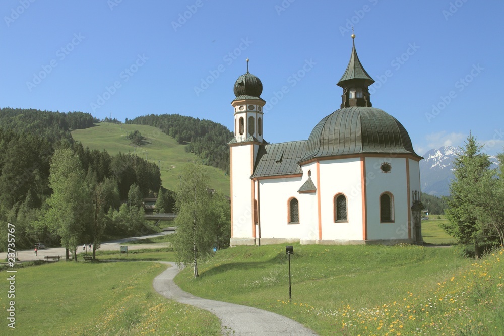 Seefeld, Tirol, Oswald Kapelle Stock Photo | Adobe Stock