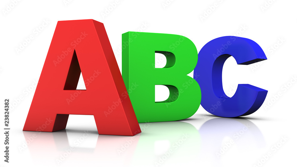 ABC Stock-Illustration | Adobe Stock