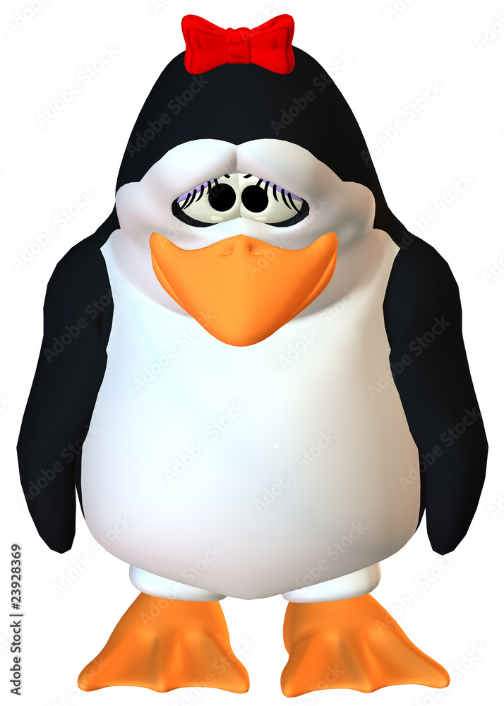 Sad Cute Penguin