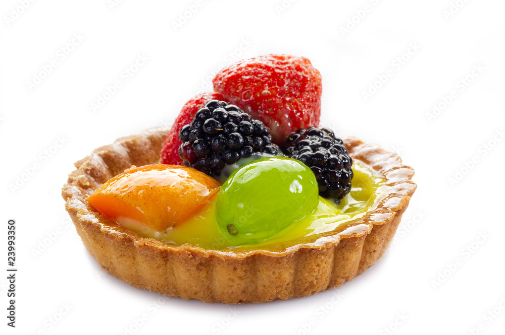 italian fruits pastry - pasticcino di frutta Stock Photo | Adobe Stock