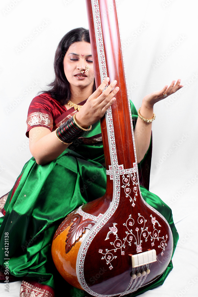 Indian Classical Singer Stock Photo | Adobe Stock