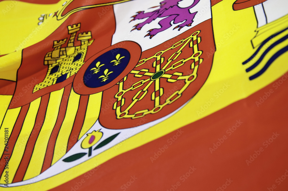 Bandera española Stock Photo | Adobe Stock