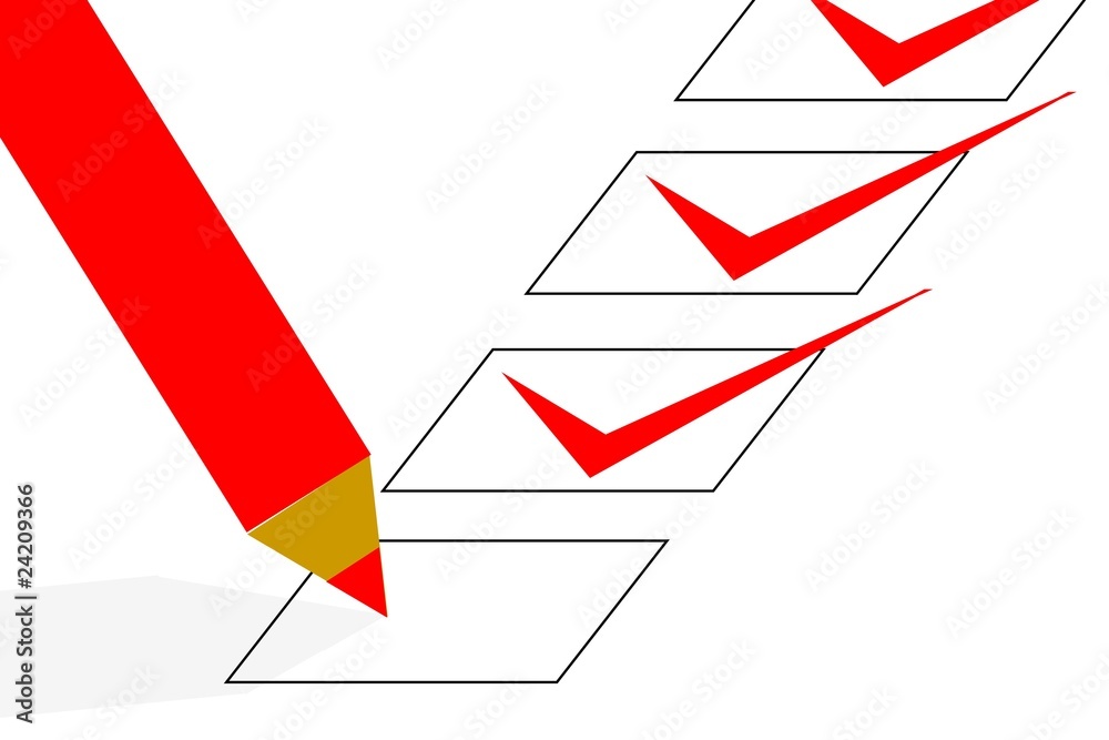 Cartoon questionnaire Stock Illustration | Adobe Stock