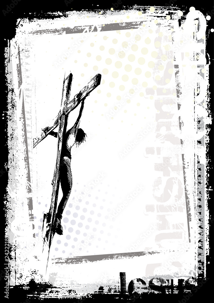 jesus poster background Stock Vector | Adobe Stock