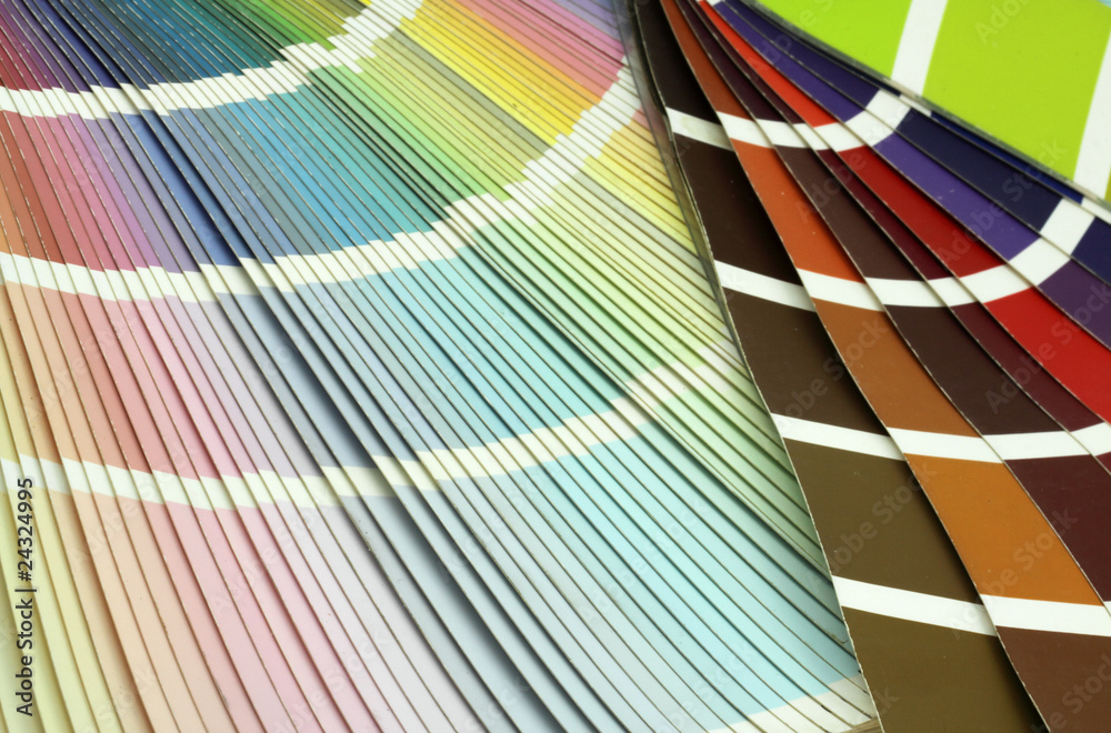 Foto de présentoir teintes nuancier palette couleurs teintes do Stock ...