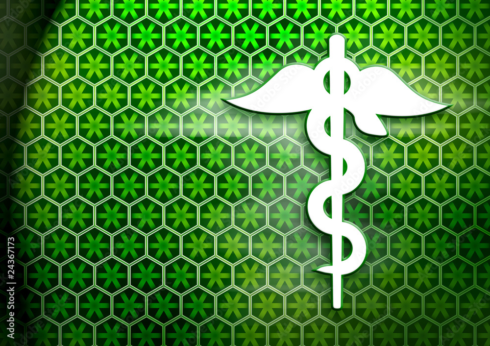 Illustrazione Stock Sfondo Farmacia con texture verde | Adobe Stock