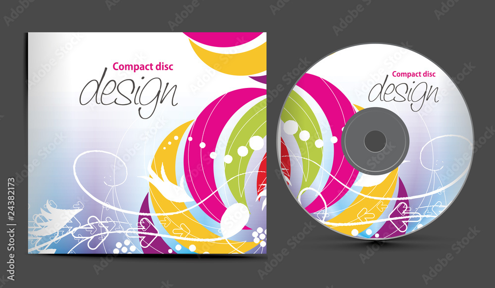 cd cover design Stock Vector | Adobe Stock