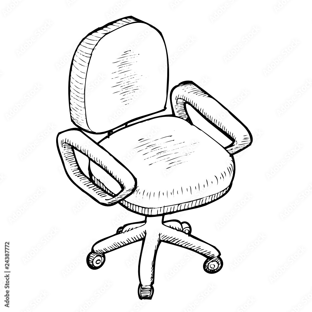 hand drawing chair Stock Vector | Adobe Stock