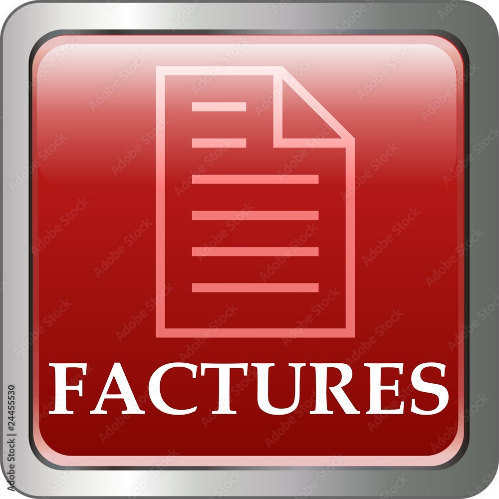 bouton factures Stock Illustration | Adobe Stock