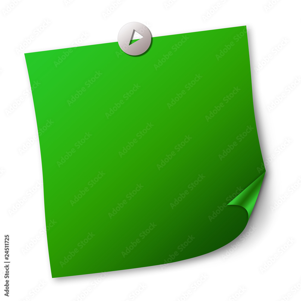 Blank post it note paper Stock Illustration | Adobe Stock