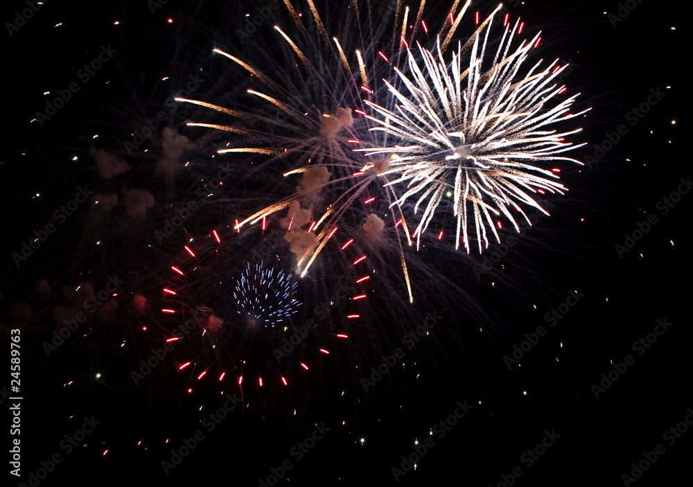 Fourth of July Fireworks Stock Photo | Adobe Stock