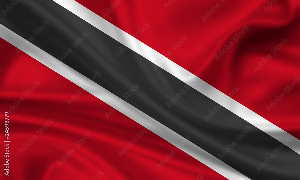 Flag of Trinidad and Tobago Fahne Flagge Stock Illustration | Adobe Stock