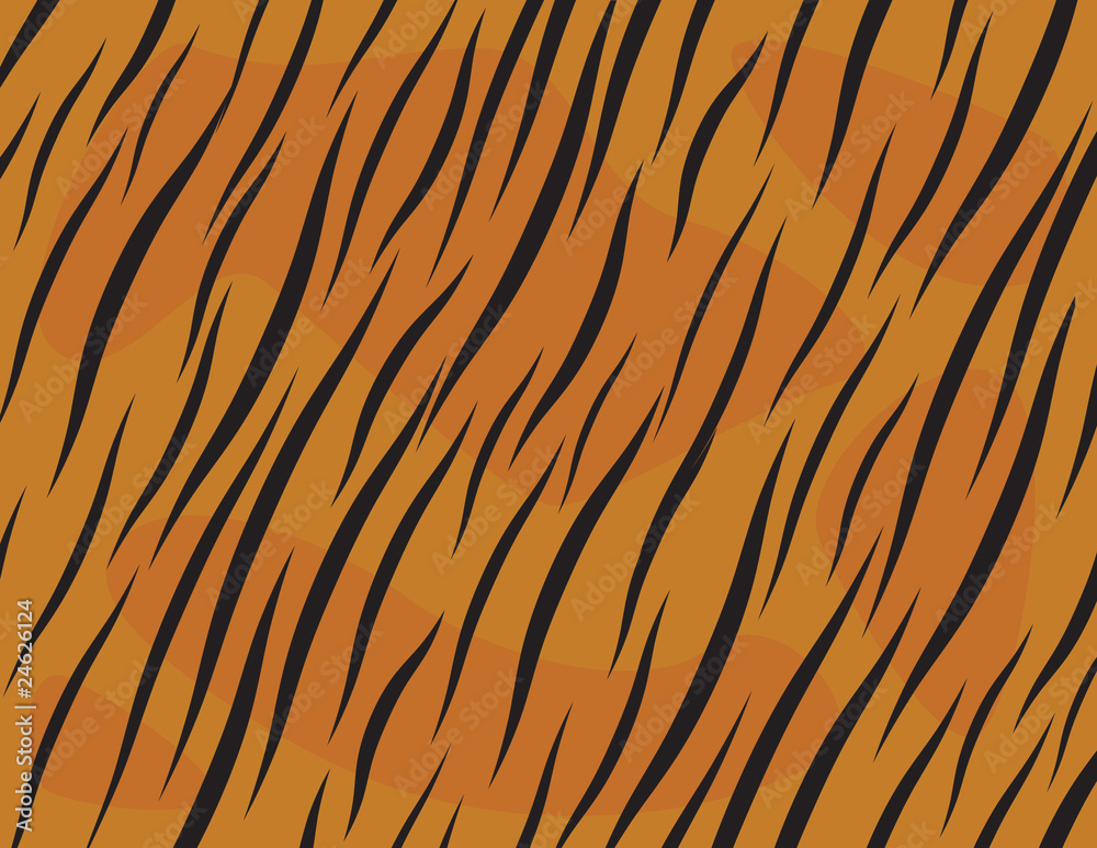 tiger skin Stock Vector | Adobe Stock