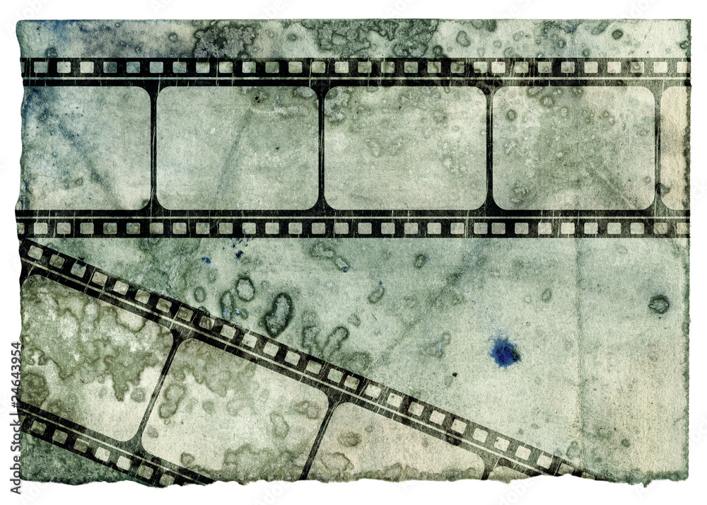 Grunge film frame with space for your text and images Stock ...