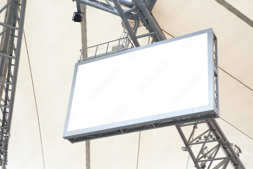 Scoreboard on stadium Stock Photo | Adobe Stock
