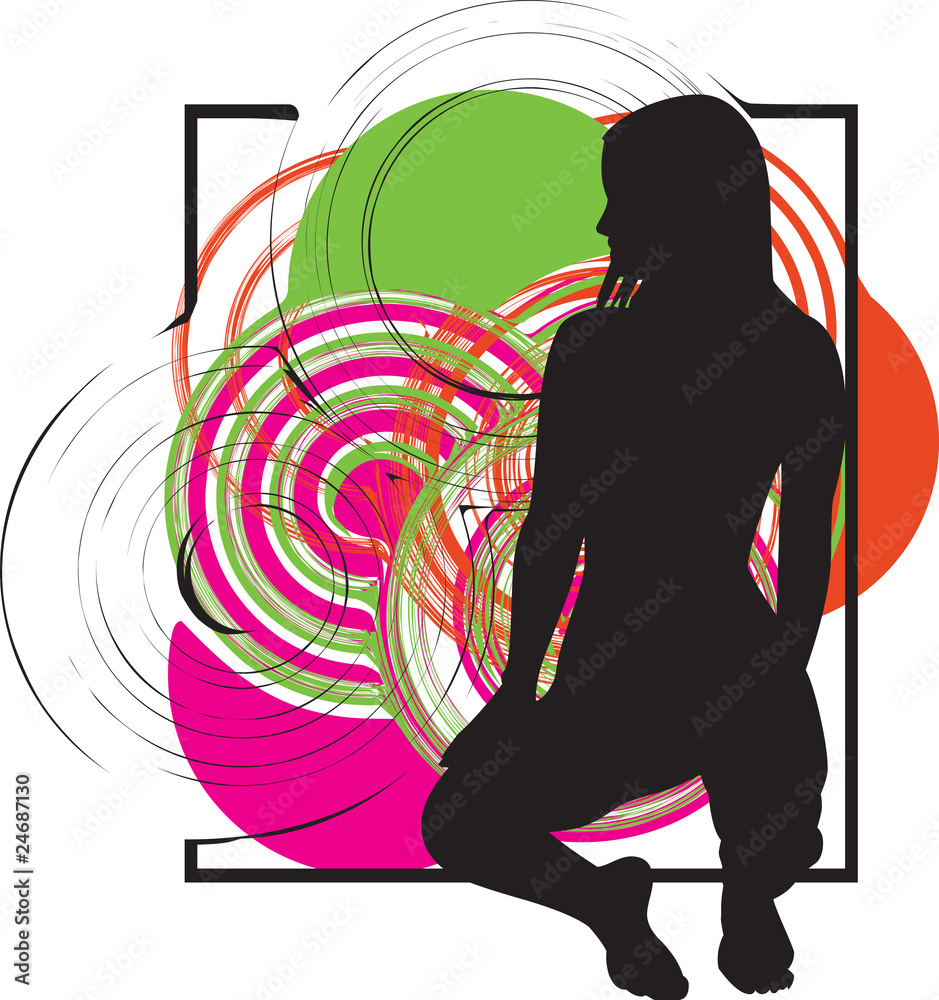 Sexy Girl Stock Vector Adobe Stock