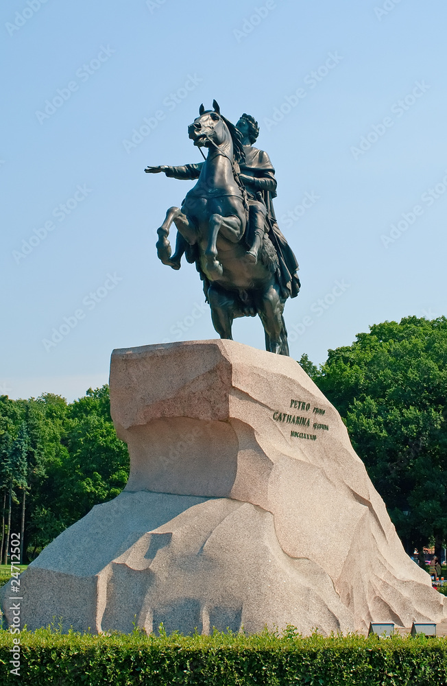 Peter I monument Stock Photo | Adobe Stock