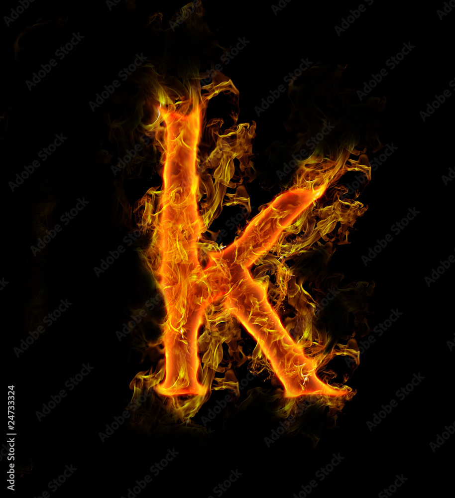 Letter K Fire