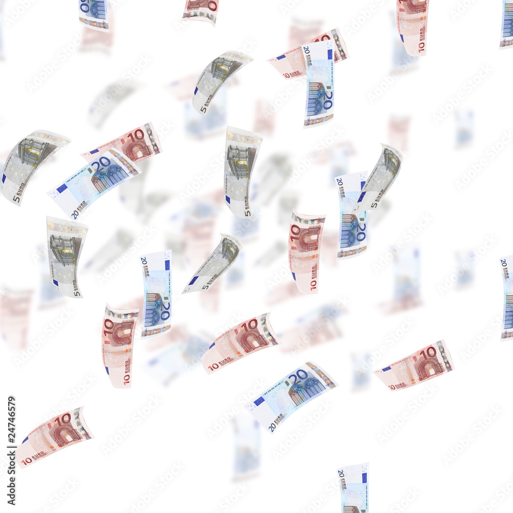 geld regen Stock-Foto | Adobe Stock